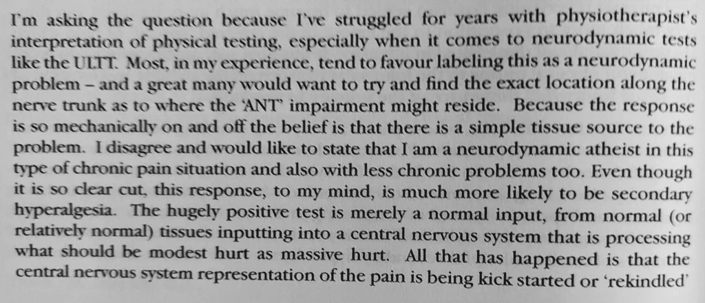 Neurodynamic tests – part 1 – The Scandi Physio